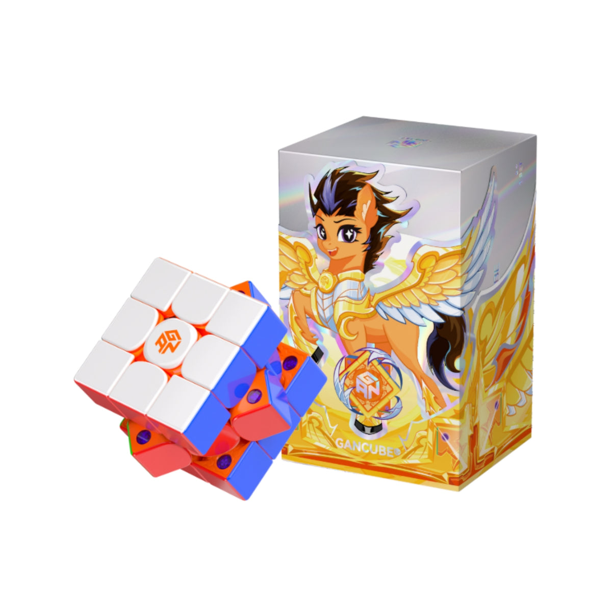 GAN V 100 Leap Frosted Year of the Horse Edition Magnetic Speed Cube L ...