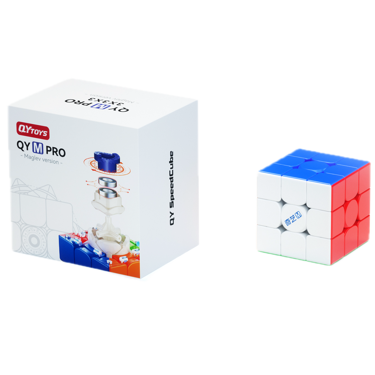 Rubix Cube For Kids AMGRBCUBO QiYi M Pro Core UV Coated 3x3 Magnetic ...