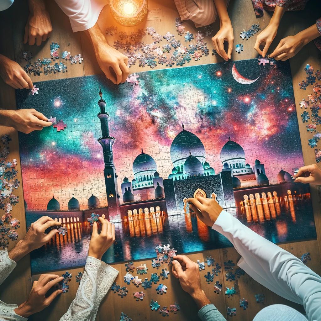 Davici Wooden Jigsaw Puzzle "Ramadan" 30 x 40 cm - 260 parts - Average ...