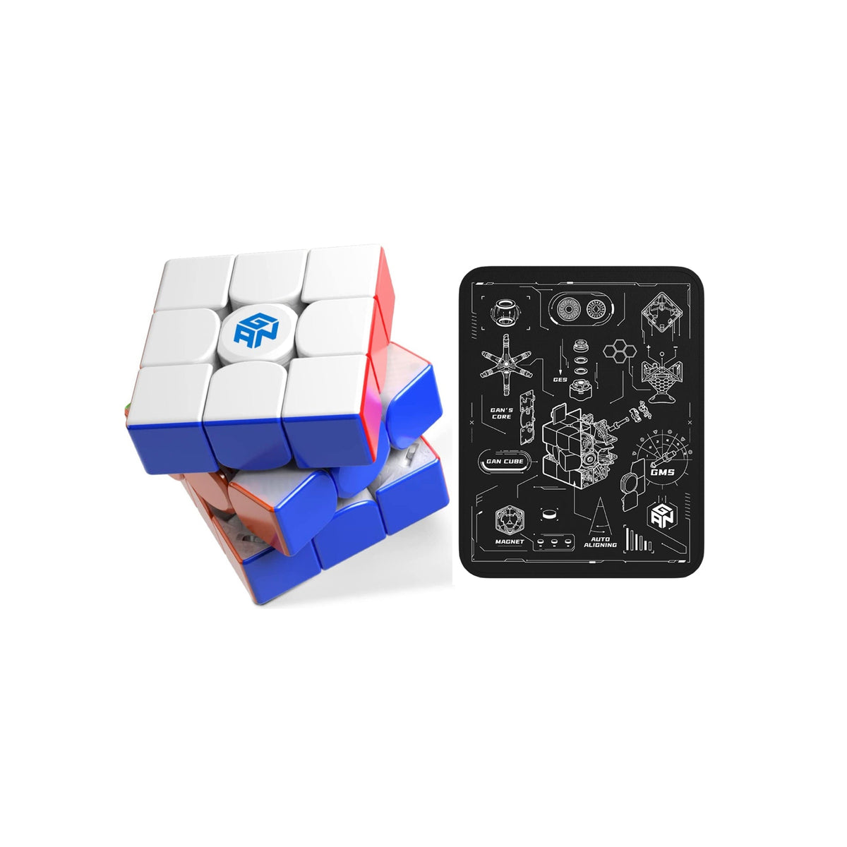 GAN 12 Maglev and GAN 12 Cube Protective Mat Combo Pack: Includes GAN ...