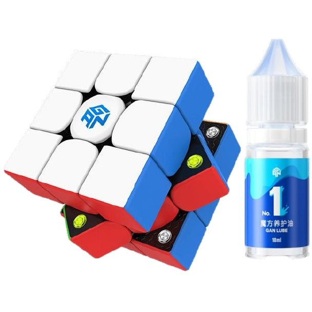 Lite & Lube I Combo Pack-Includes: GAN 356 M Lite 3x3 Magnetic ...